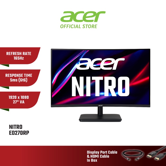 Acer Nitro ED270RP 27" Monitor | Shopee Malaysia