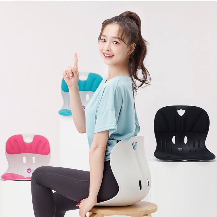 [Made in Korea]ABLUE Posture Correction Curble Chair Wider/Black,Red ...