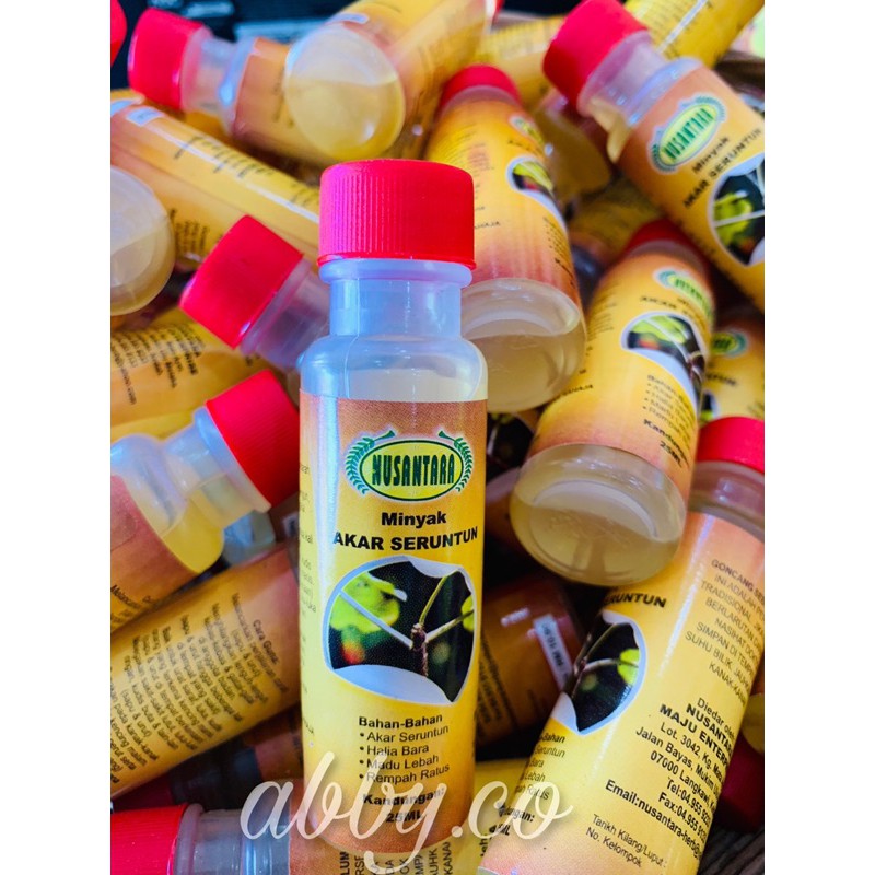 Minyak Akar Seruntun Langkawi 💯 Original Nusantara Maju | Shopee Malaysia