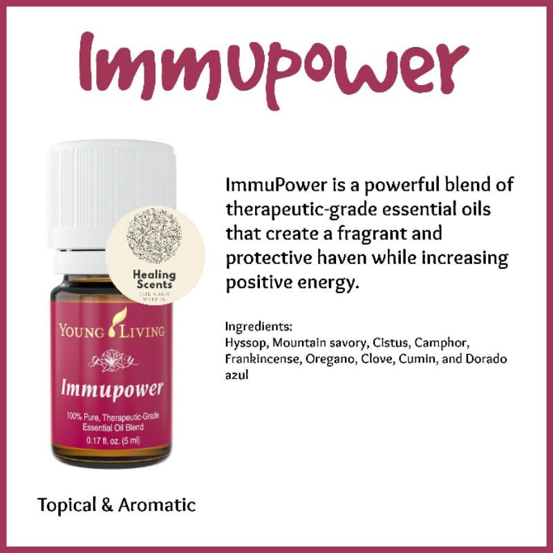 Young Living ImmuPower Essential Oil Blends 15ml Shopee Malaysia