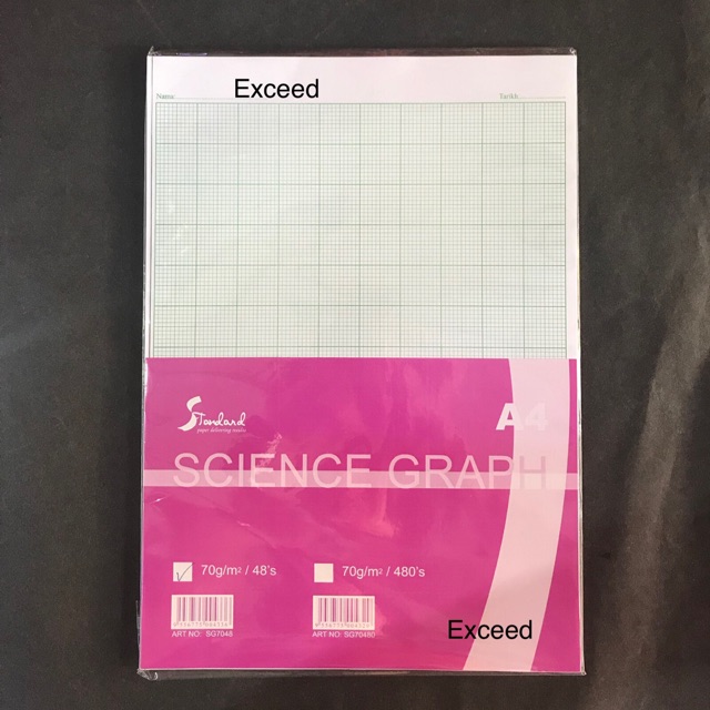 A4 Size Science Graph Paper 48's /Kertas Graf Sains | Shopee Malaysia
