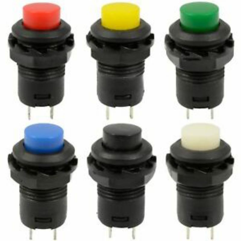 Push On/Off Switch Plastic 12mm | Shopee Malaysia