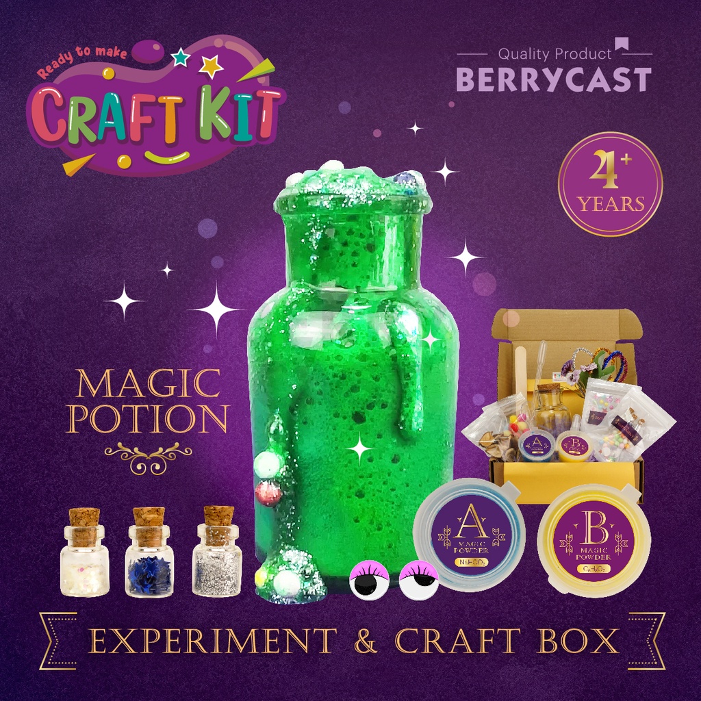2in1 MAGIC POTION Experiment Craft Kit Art & Craft for Kids Fun ...