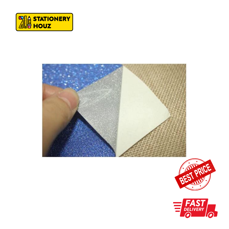 Stationery Houz A4 Shiny Glitter STICKER 5's per pkt | Stiker kilat diy ...