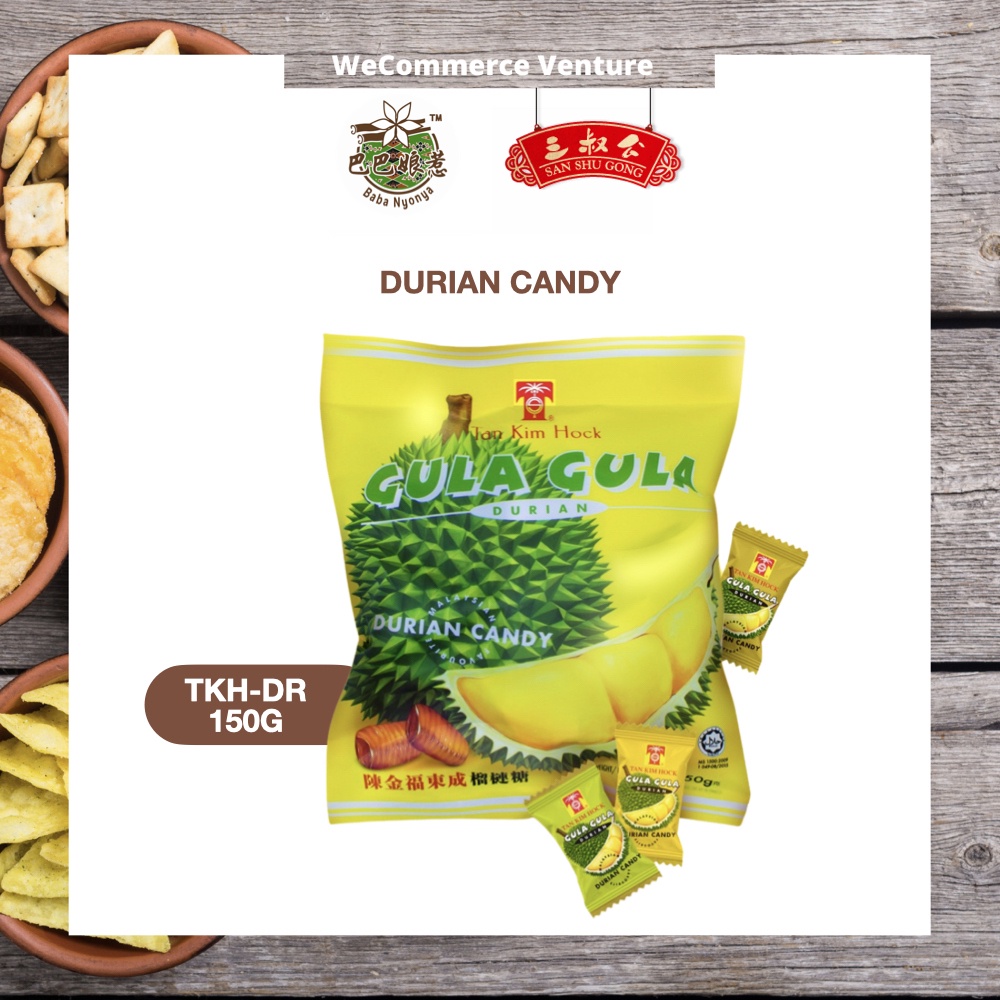 [WeCommerce] Tan Kim Hock Durian Candy 150g_Malaysian Favourite Gula ...