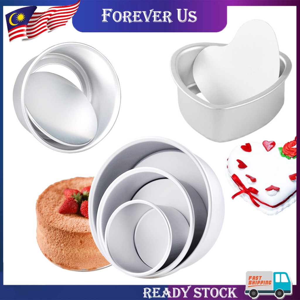 Non Stick Round Cake Mold Heart-shaped Mold Aluminium Alloy Non Stick ...