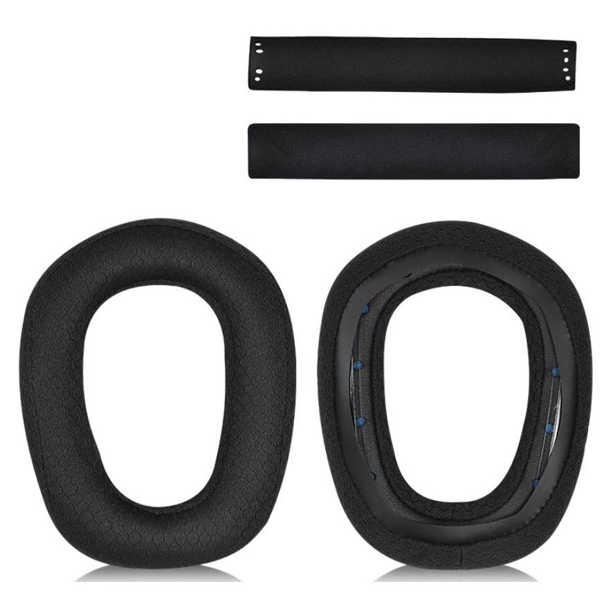 Replacement Fabric Memory Foam Earpads Ear Pad Cushion For Logitech ...