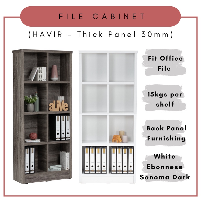 Alora Furniture - HAVIR DAVE 8C Thick File Cabinet / Office Cabinet ...