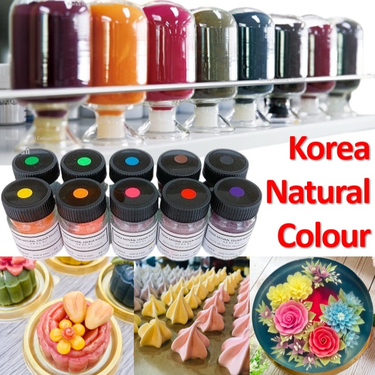 Natural Food Colour Powder From Korea For Jelly and Baking | Shopee ...