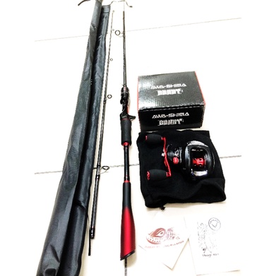 SKYGITZ NAGA HITAM 40T ROD combo AWA-SHIMA BEAST BC REEL | Shopee Malaysia