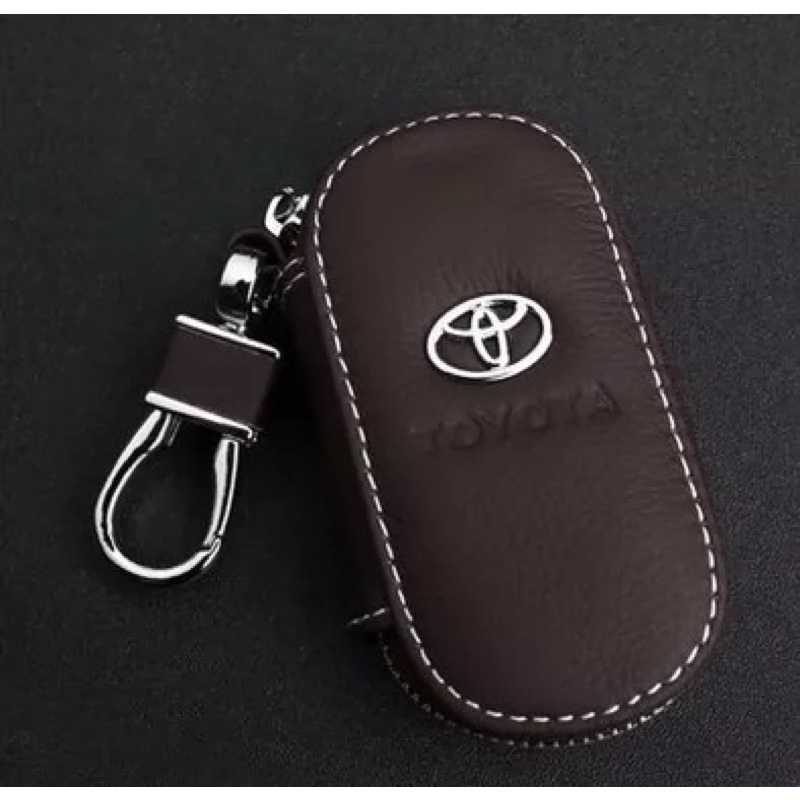 Toyota Vios New / Yaris New Car Key Pouch Leather Case Key Chain Smart ...
