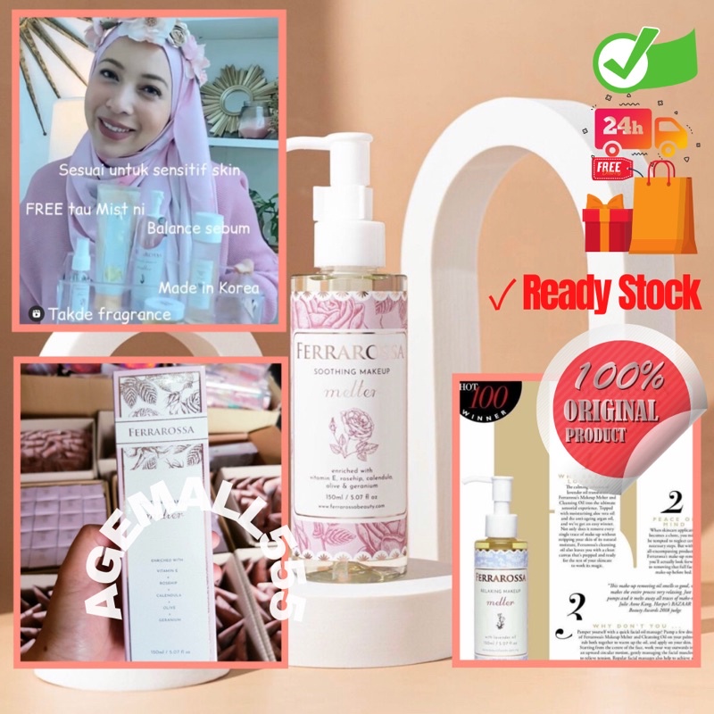 FERRAROSSA SOOTHING MAKEUP MELTER 100% ORIGINAL 🔥 | Shopee Malaysia