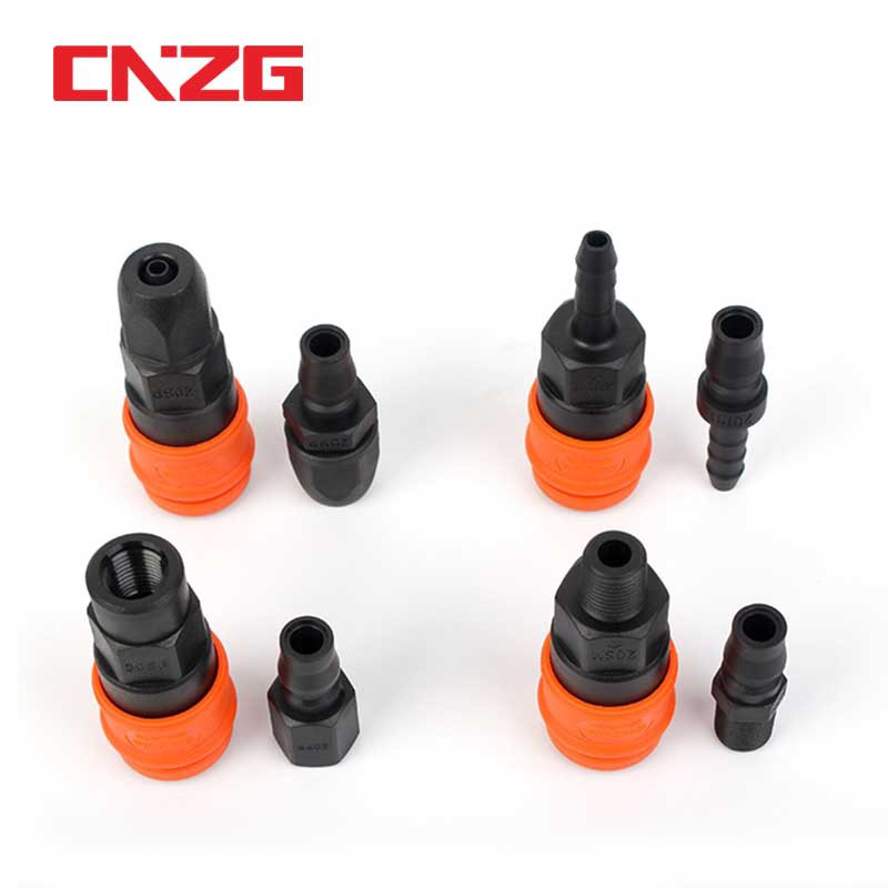 C type Compressor Fitting Hose Coupling Quick Connector PP SP PF SF PH ...