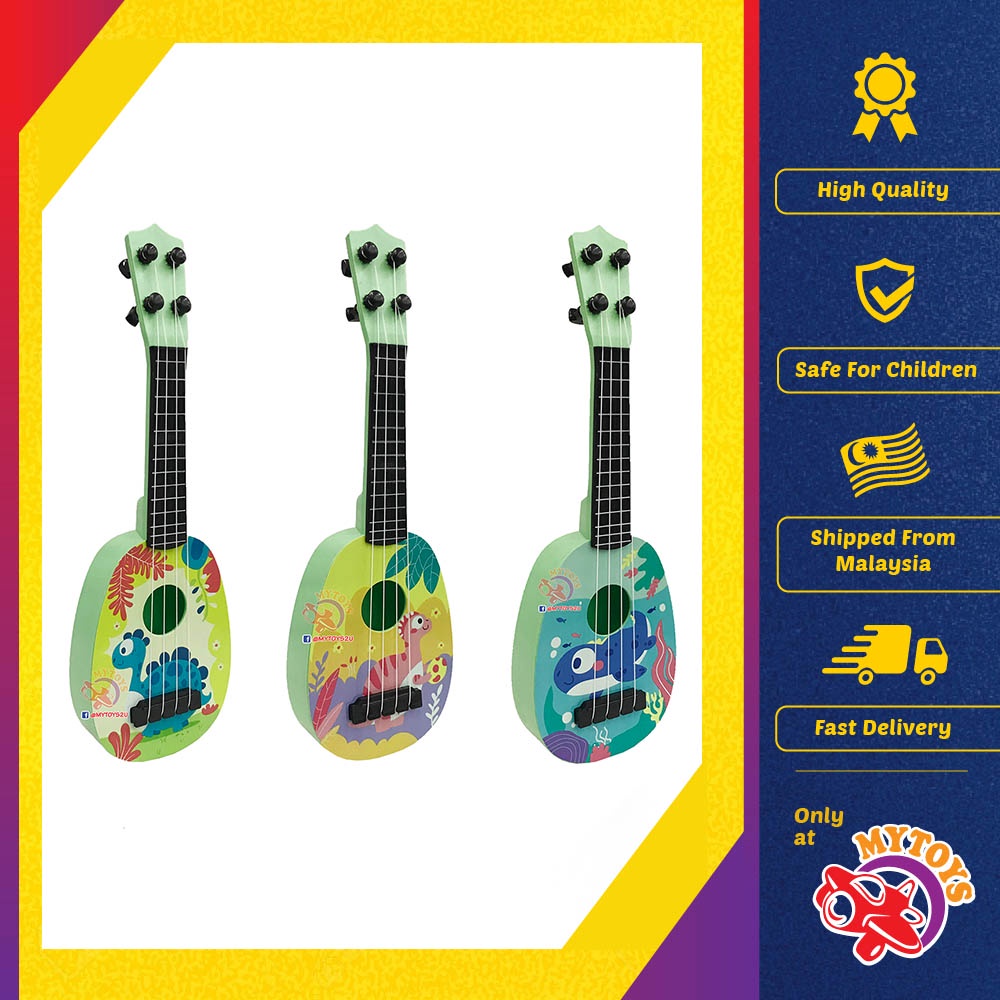 Animal Cartoon Guitar Ukulele Kids 36cm Musical Guitar Kids Toys Music ...