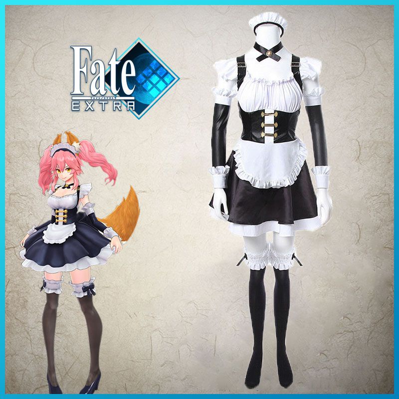 Detailed No Tamamo Mae Cosplay Costume With Perfect Stitches For Role ...