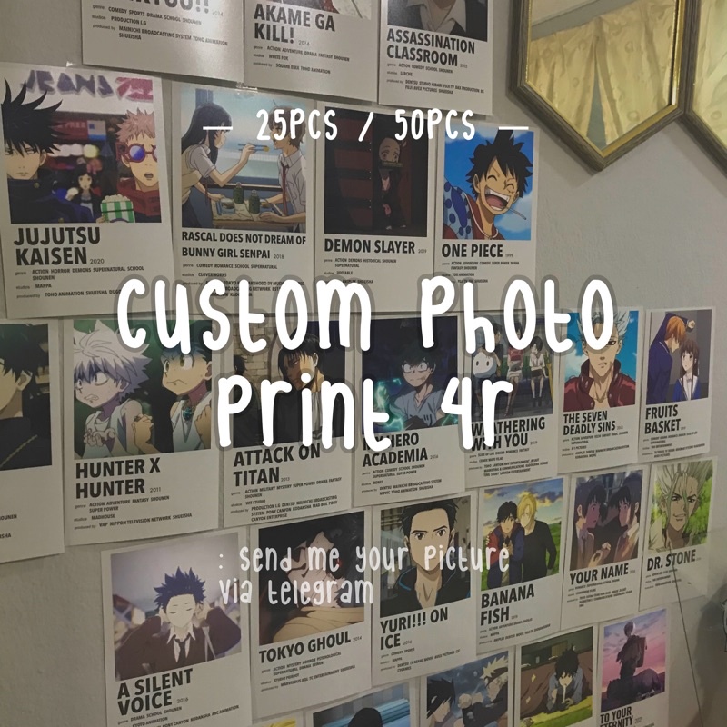 CUCI GAMBAR 4R/ CUSTOM WALL PICTURE/COLLAGE 4R | Shopee Malaysia