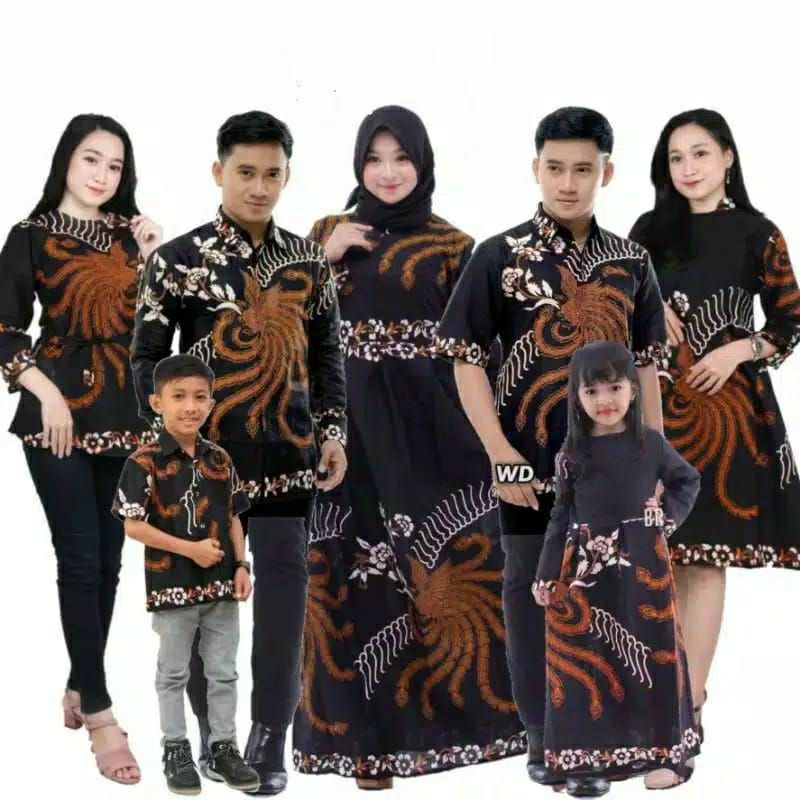 Family COUPLE BATIK CLOTHES / FAMILY BATIK UNIFORMS / AZ MOTIF WEDDING ...