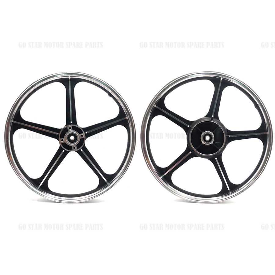 YAMAHA RXZ135 RXZ 135 Sport Rim Wheel Set GT0 588 555 5 Batang With ...