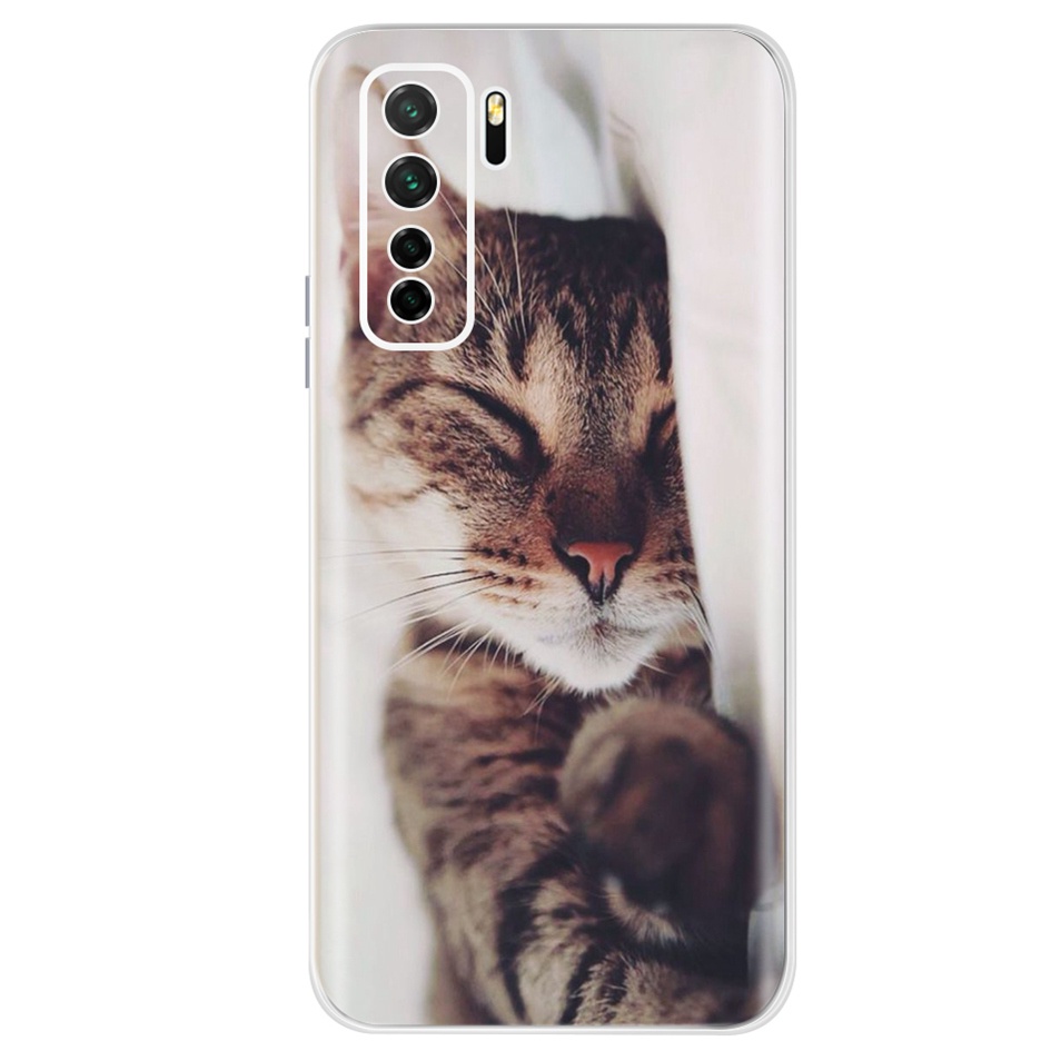 Huawei Nova 7 SE CDY-NX9B Case Fashion Flower Pattern Printed Soft ...