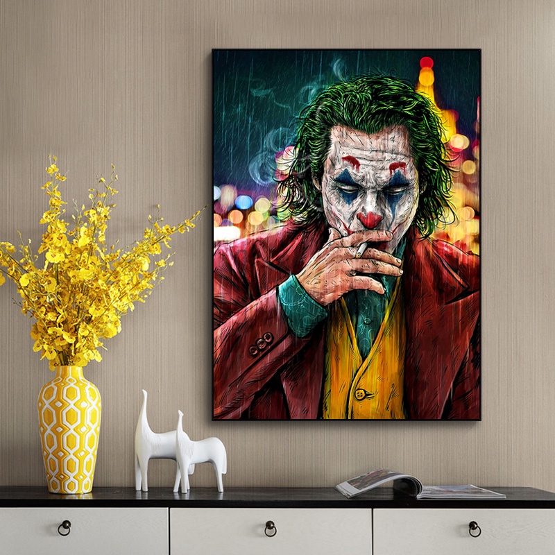 Classic Movie Clown Character Art Mural | Shopee Malaysia