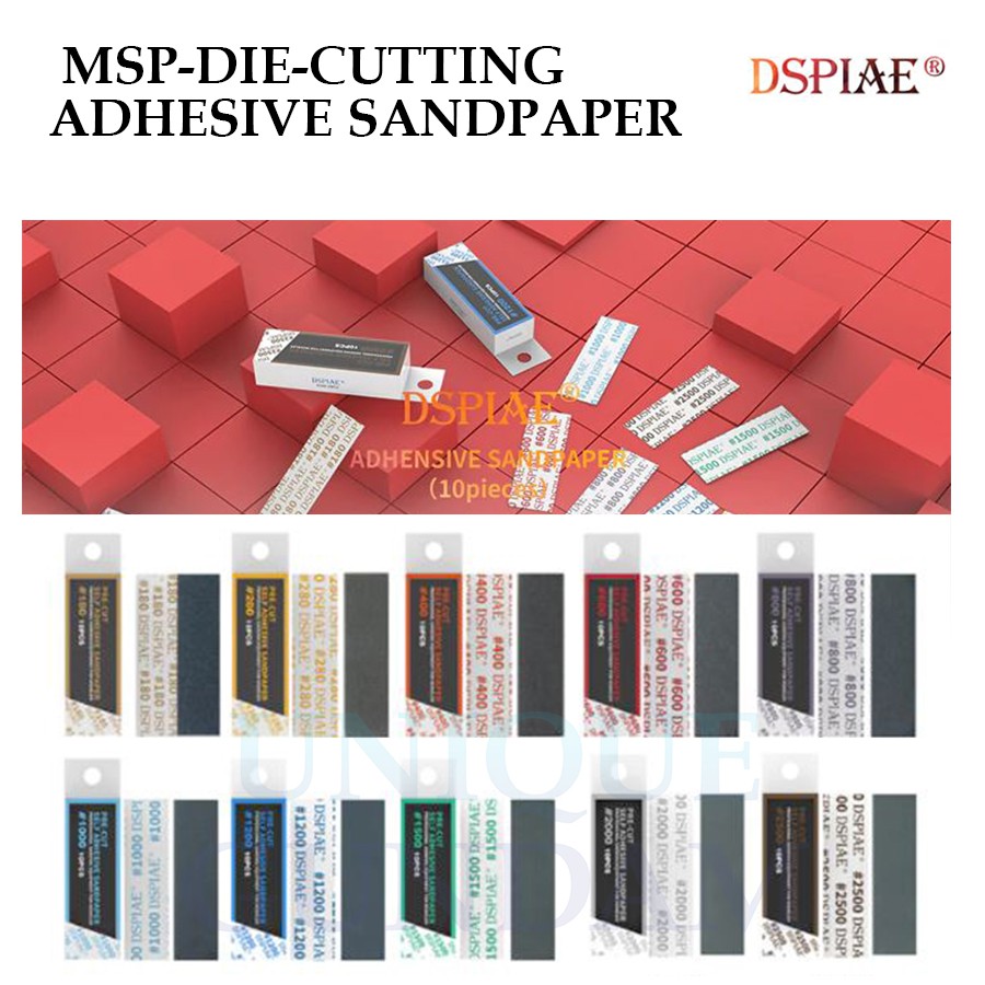 DSPIAE MSP-DIE-CUTTING ADHESIVE SANDPAPER MODEL KIT TOOLS | Shopee Malaysia