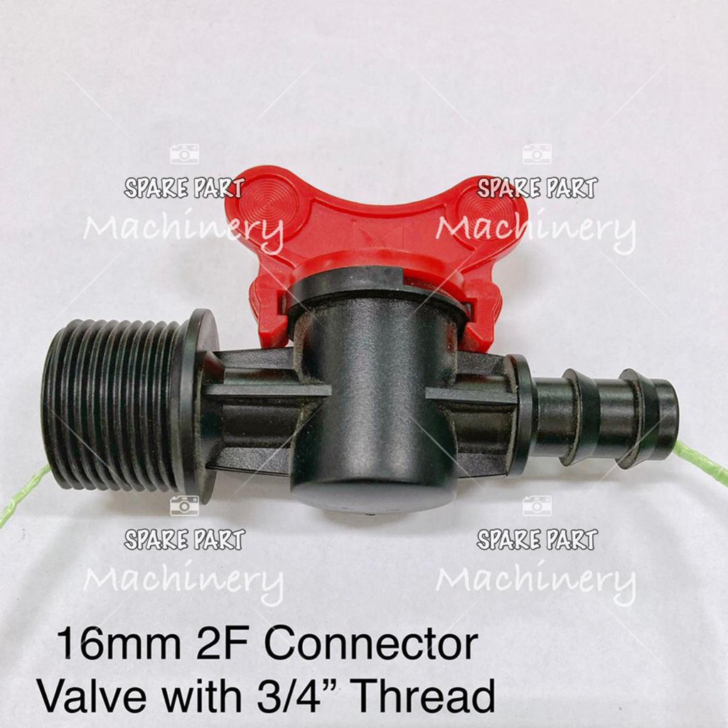 Red stopcock valve thread (High Quality), action valve 16mm x 1/2 16mm ...
