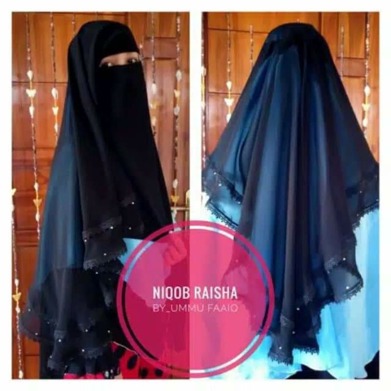 Yemeni niqab Arrange Lace.Yemen niqab Veil by Dannis Moslem | Shopee ...