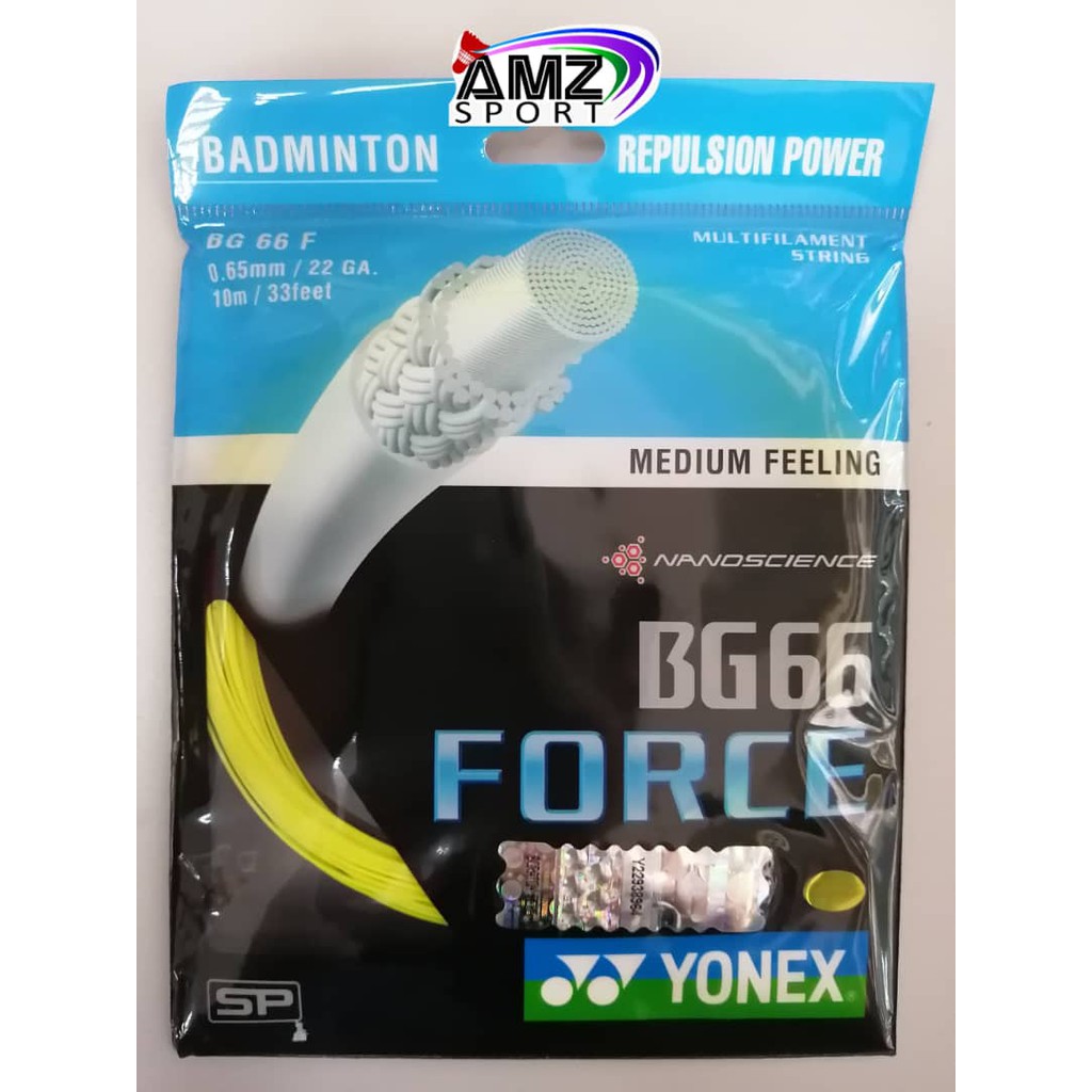 YONEX BG66 FORCE Badminton String 100% Original | Shopee Malaysia