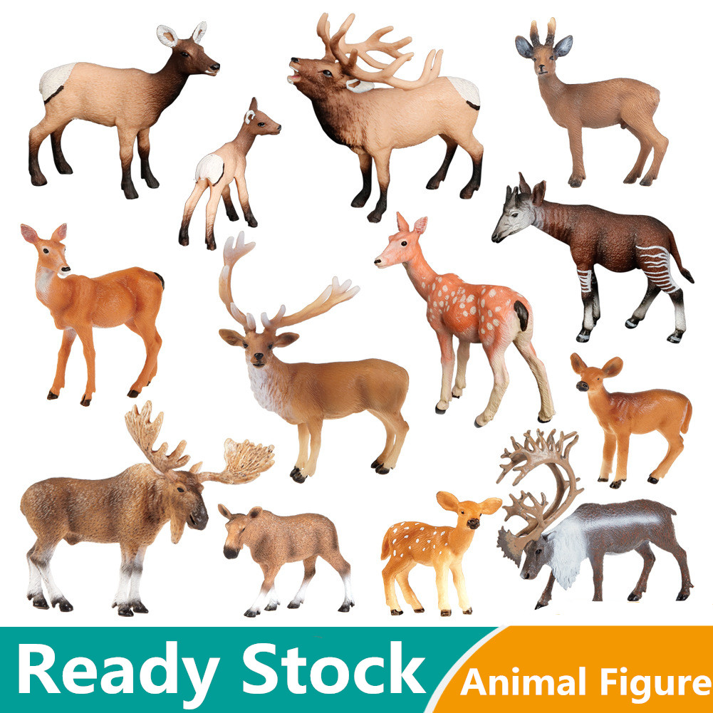 Simulation Wild Animal Sheep Model Antelope Solid Static Children's ...