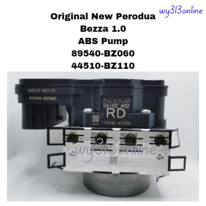 Original New Perodua Bezza 1.0 ABS Pump ( RD) Actuator Brake Pump 44510 ...