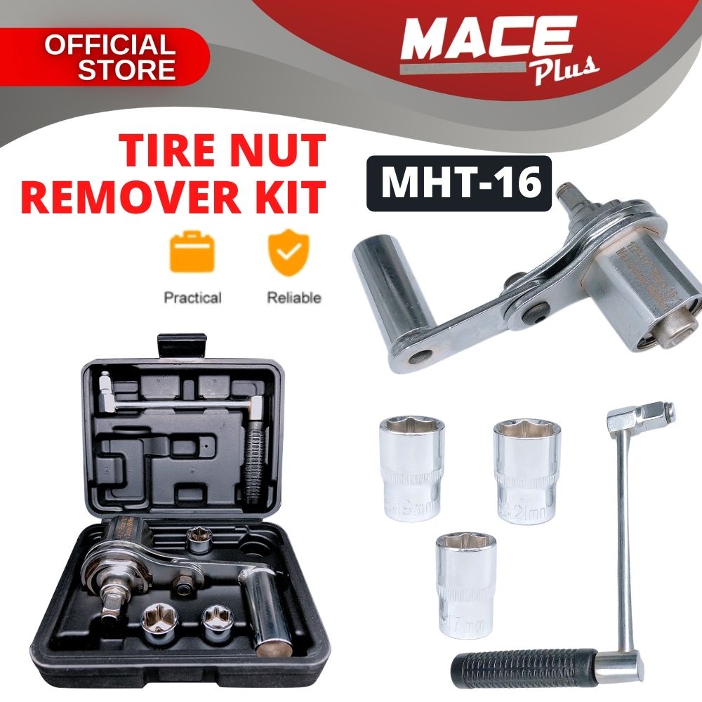 Tire Nut Remover Kit Torque Multiplier Socket Wrench Set Lug Nut Labor ...