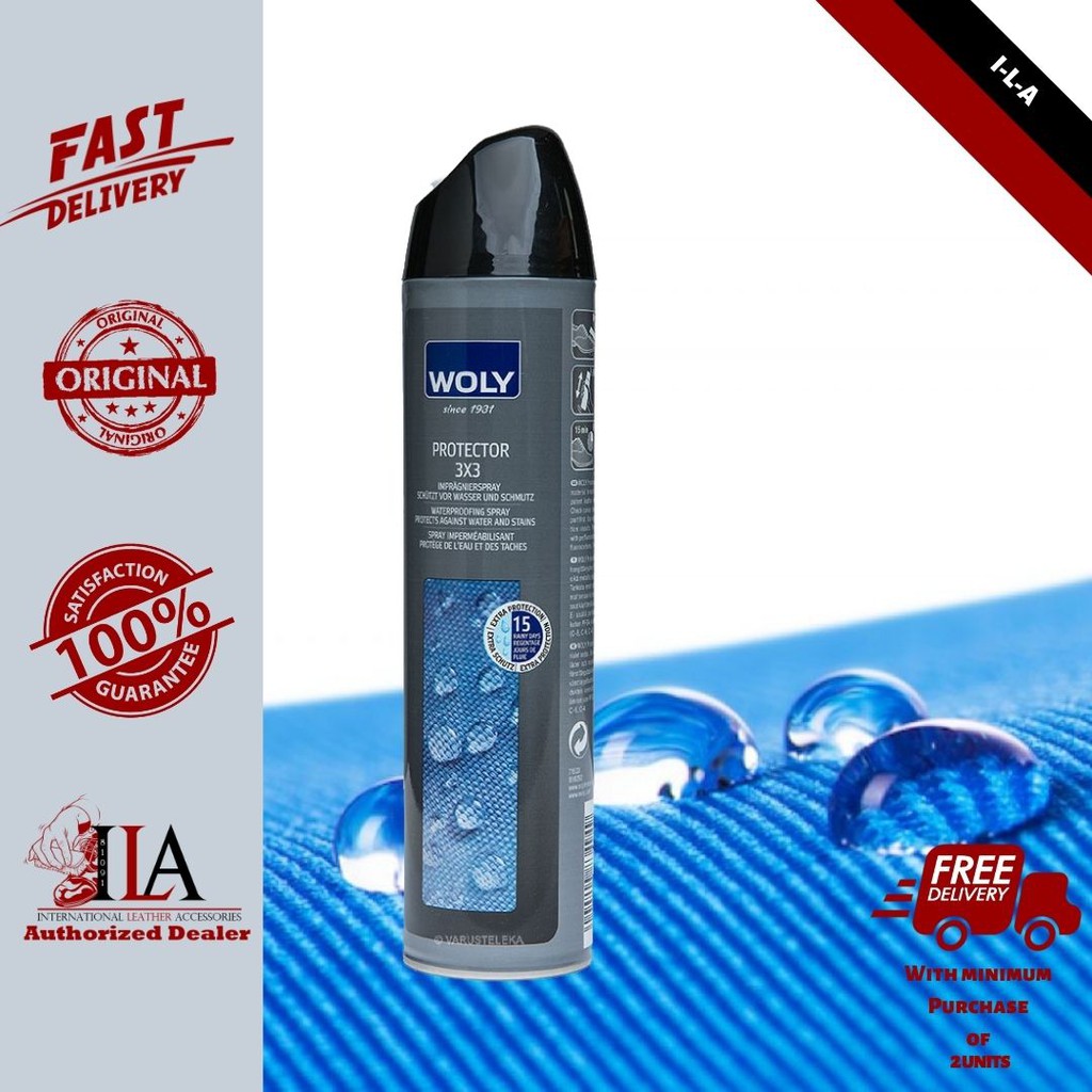 Woly Protector 3x3, 300ml Spray (Waterproofing) Made in Netherlands ...