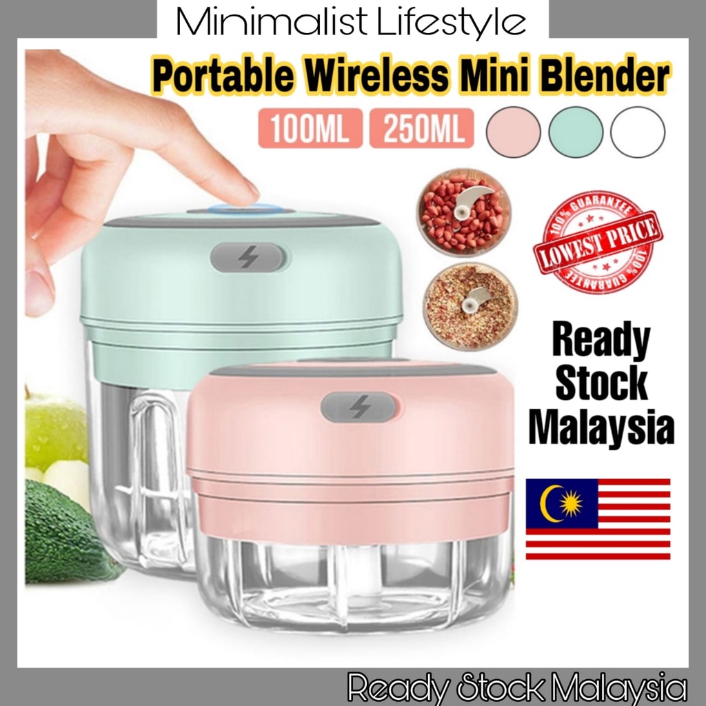 Rechargeable Multipurpose Mini Blender Baby Food Processor Mincer Meat ...