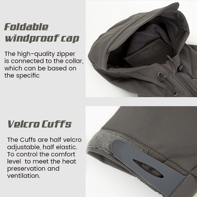 JDEX Sharkskin Waterproof Military Jacket Soft Shell Shark Skin Jaket ...