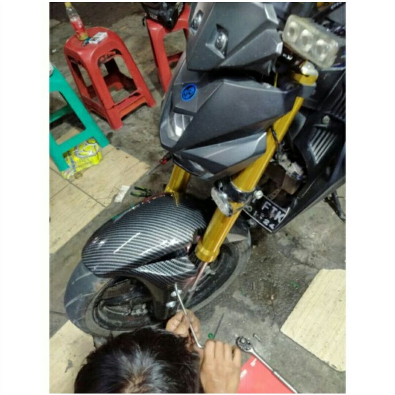 FRONT FENDER MODEL R1 FRONT FENDER xabre MT 15 25 full carbon | Shopee ...