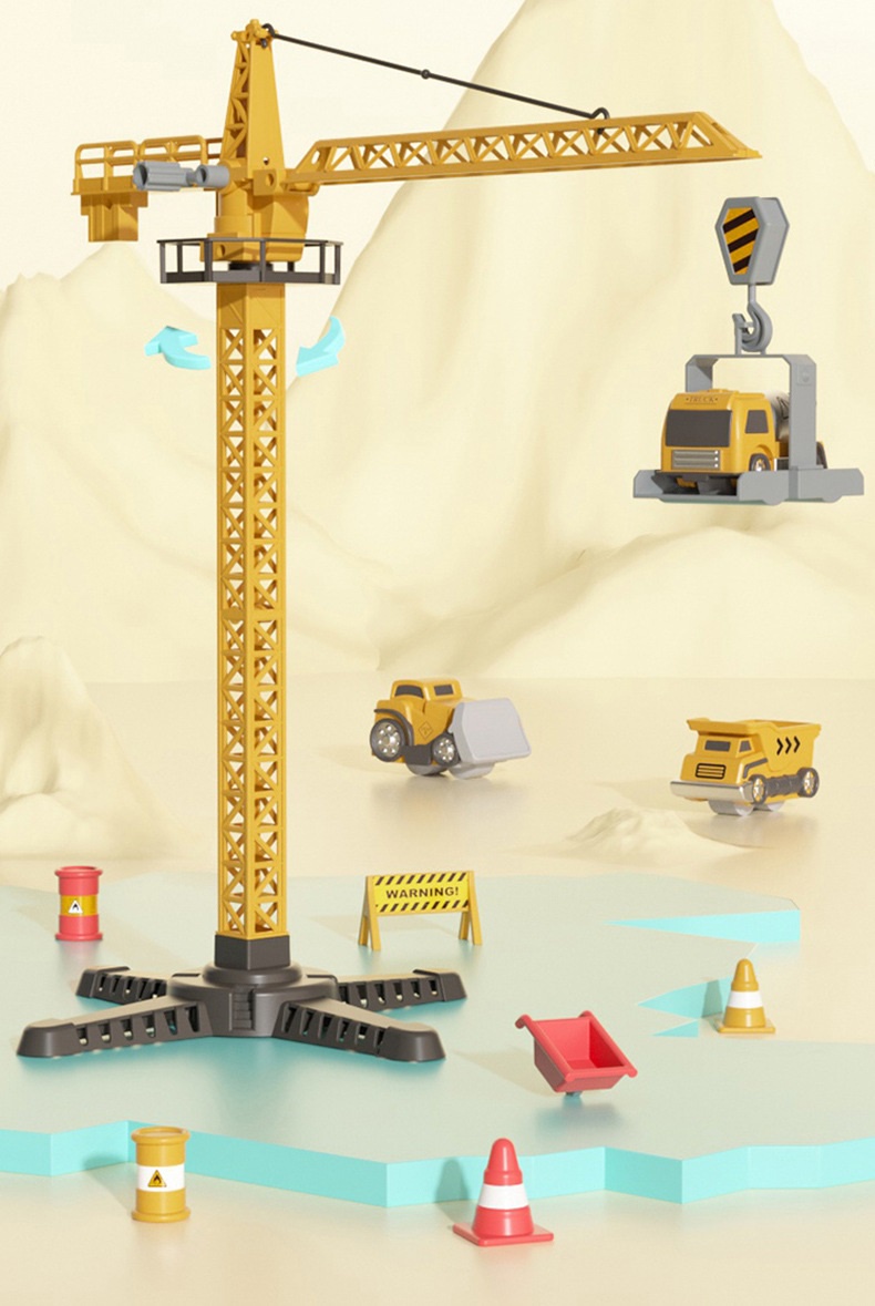 Construction Site Vehicles Toy Set, Multifunctional Deformation ...