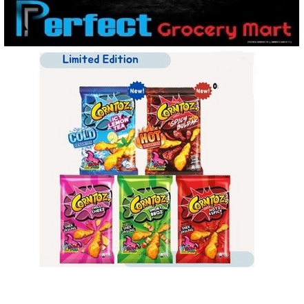 ⚡24hour Delivery⚡CORNTOZ SNACK HOT&SPICY & ICE LEMON TEA & BBQ & CHEESY ...
