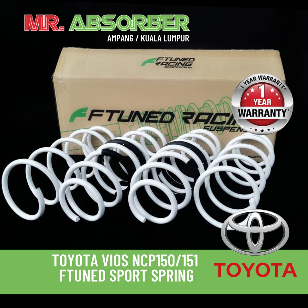 Ftuned Vios Ncp150 151 Yaris 2019 Sport Spring | Shopee Malaysia