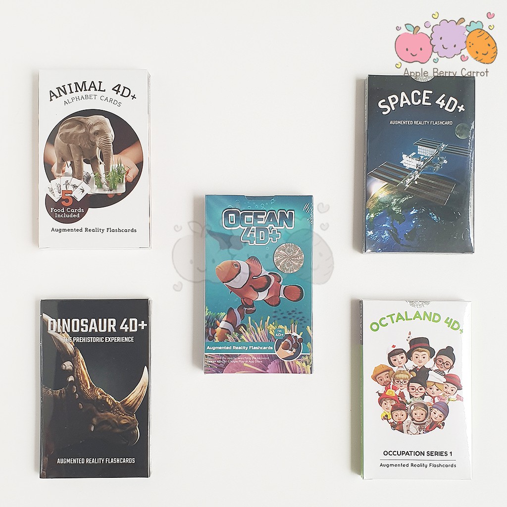 Octagon 4D+ Augmented Reality Flashcard/ANIMAL/OCCUPATION OCTALAND ...