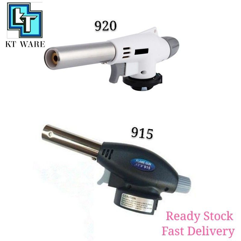 KT WARE Gas Torch Flame Jet Gun Fire Torch Butane Welding Lighter BBQ ...
