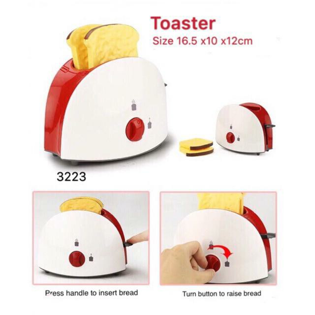 Kitchen Pretend Play Cooking Toy Playset Toaster Blender Vacuum Cleaner ...
