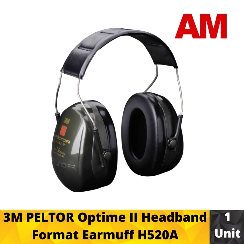 3M PELTOR Optime II Headband Format Earmuff H520A | Shopee Malaysia