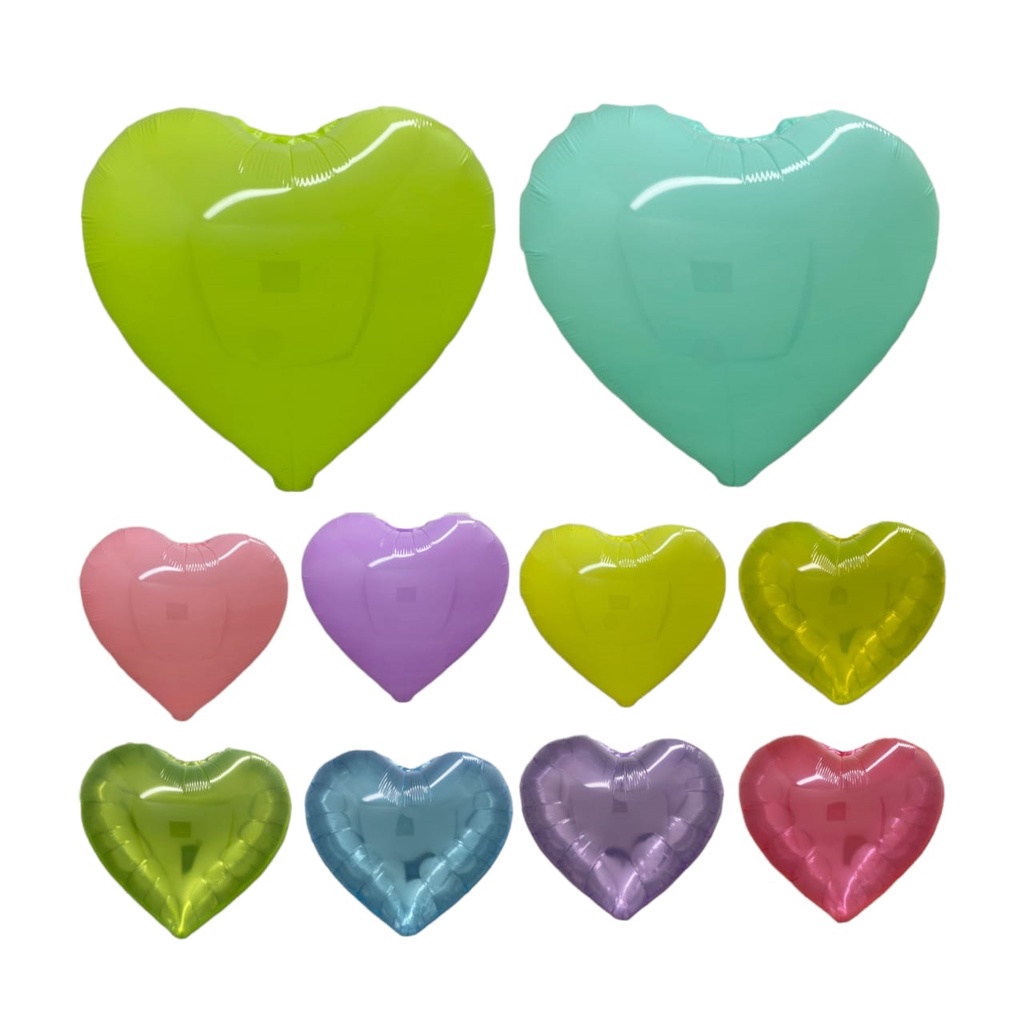 18" Crystal & Macaron Plain Colour Foil Balloon | Shopee Malaysia