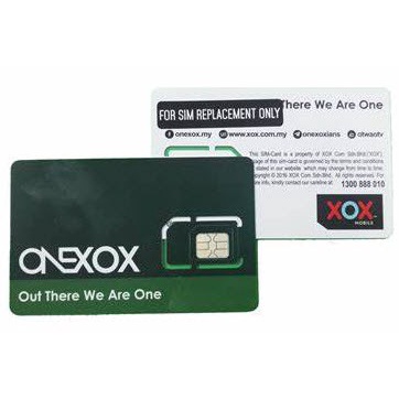 【FAST DELIVERY】XOX SIM KAD HILANG GANTI SIM CARD REPLACEMENT | Shopee ...