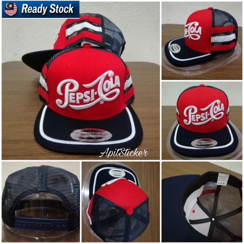 🔥 Vintage 🔥 Cap PEPSI-COLA,Topi PepsiCola | Shopee Malaysia