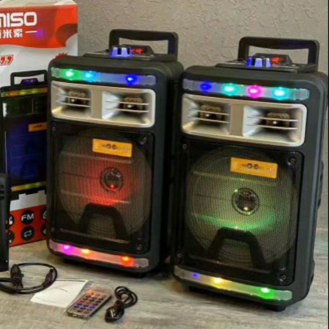 KIMISO QS-4000 PORTABLE TROLLEY SPEAKER | Shopee Malaysia