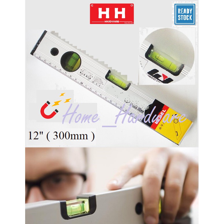 ( High Quality Magnetic ) Magnetic Spirit Level ; Water Level ; Timbang ...