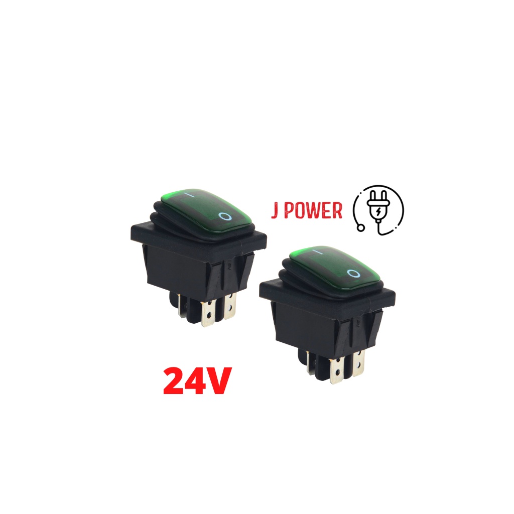 Waterproof Illuminated 4P 6P Rocker Switch 16A On-Off/ On-off-On IP65 ...