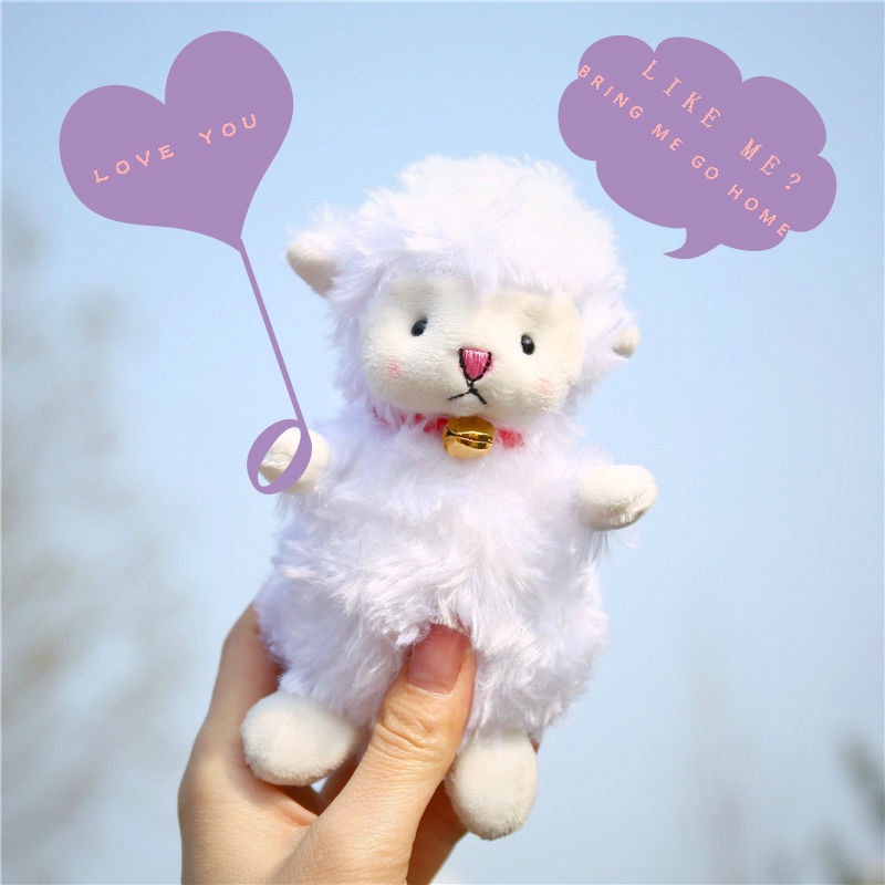Cute Plush Keychain Pendant Bag Accessories Ins Style Schoolbag Pendant ...