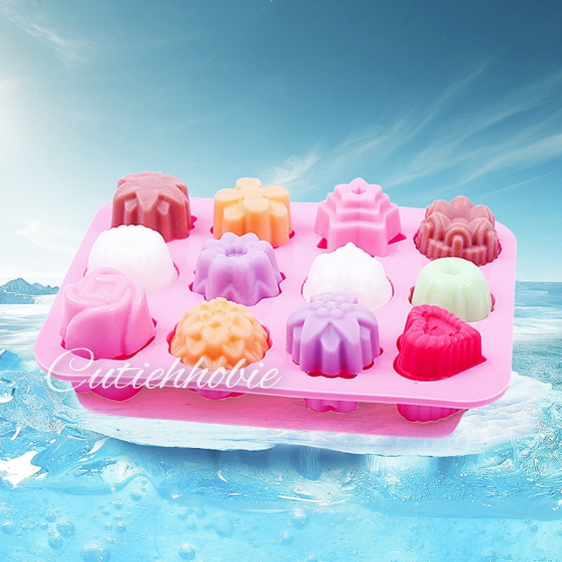 Mini Cavity Silicone Mold Baking Mould Jelly Cake Chocolate Pudding Kek ...